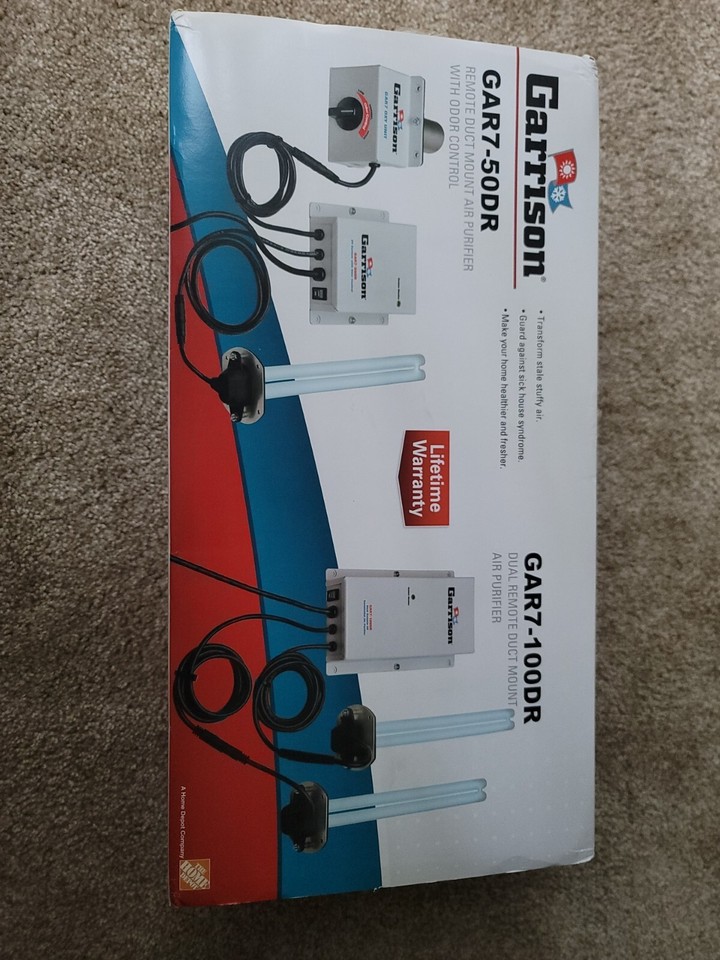 Garrison GAR7-50DR Remote Duct Mount Air Purification With Odor Control ...