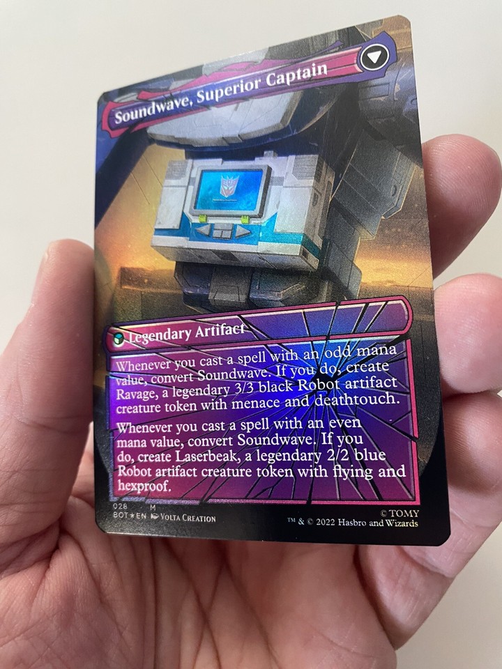 MTG Soundwave, Sonic Spy *SHATTERED GLASS FOIL* The Brothers’ War NM+ ...