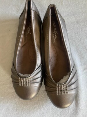 EUC Natural Soul by Naturalizer Metallic Flat Size 6.5 | eBay