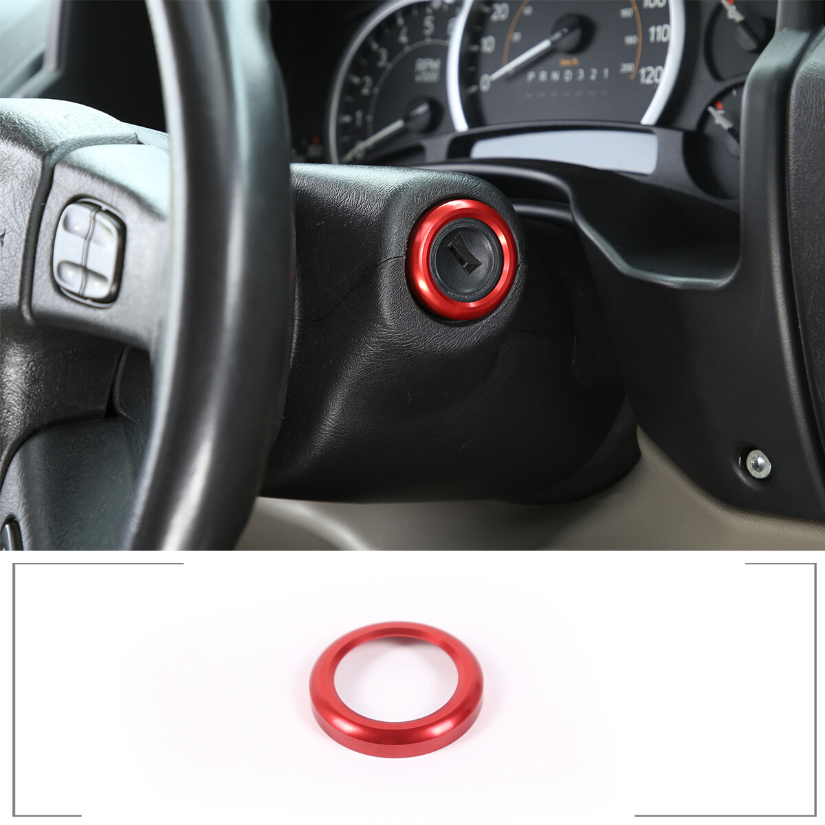 Red Billet Alloy Ignition Key Hole Ring Cover Trim For HUMMER H2 2003 ...