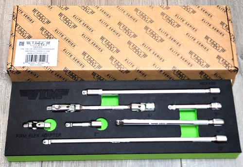 VIM Tools 1/4" Master Extension Set w/Wobble, Swivel & Locking Extensions MEK400 | eBay