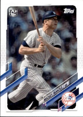 2021 Topps X MICKEY MANTLE Collection Reprint - 2021 Topps #50 | eBay
