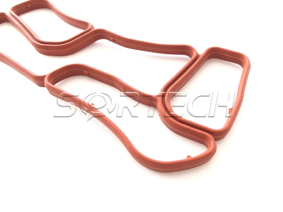 Engine Oil Filter Housing & Oil Cooler Gasket for Mercedes 2721840080 ...