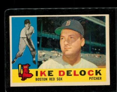 Vintage Baseball Card 1960 Topps Ike Delock #336 Boston Red Sox Pitcher ...