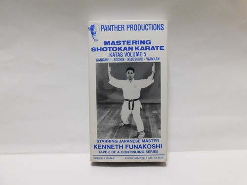 Mastering Shotokan Karate Vol 5 VHS Tape Panther Productions Kenneth ...