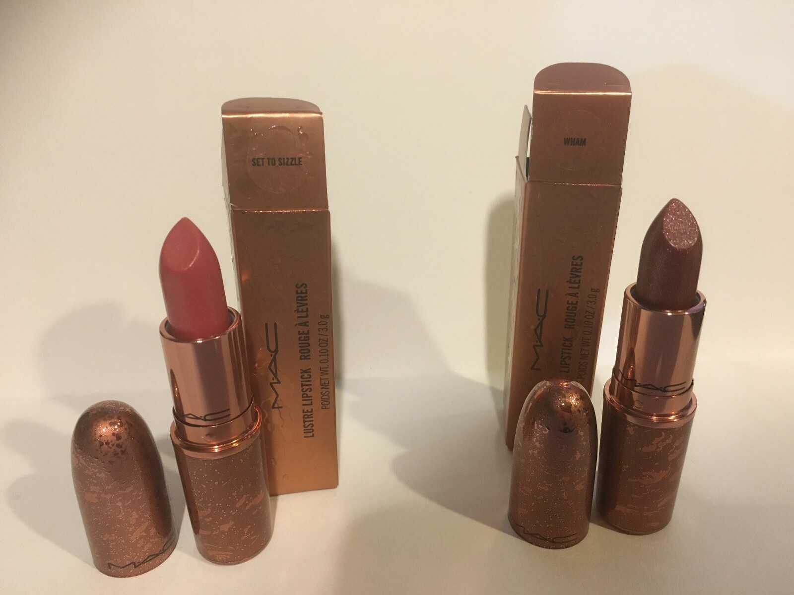 MAC BRONZER COLLECTION LIPSTICKS Lip Stick Choose Shade Wham, Set To ...