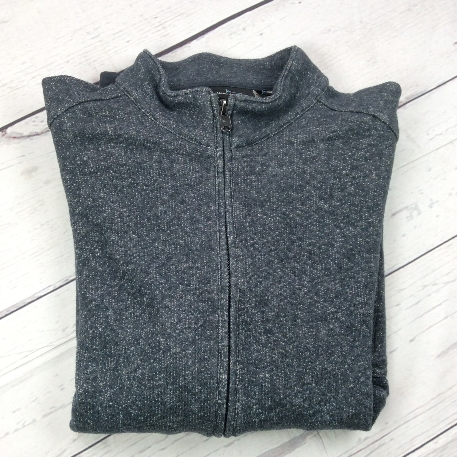 Marc Anthony Mens Long Sleeve Full Zip Jacket Size XL… - Gem