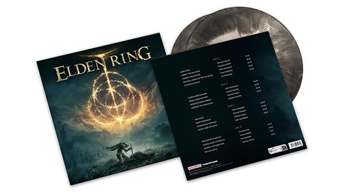 Elden Ring Vinyl Record Soundtrack 2 LP Dark Gray Burst VGM OST ...