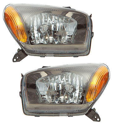 For 2001-2003 Toyota RAV4 Headlight Halogen Set Driver and Passenger ...