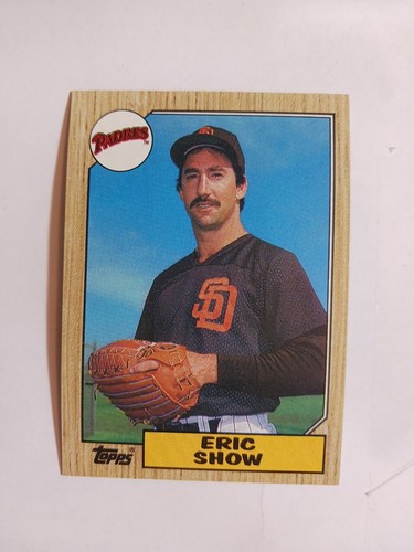 1987 Topps 730 Eric Show Padres | eBay
