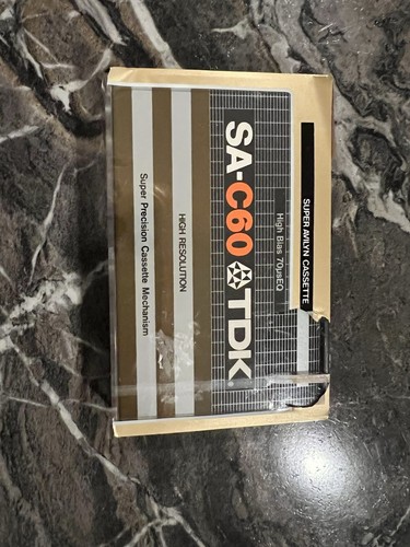 Tdk Sa-c60 New Sealed Cassette 1979 | eBay