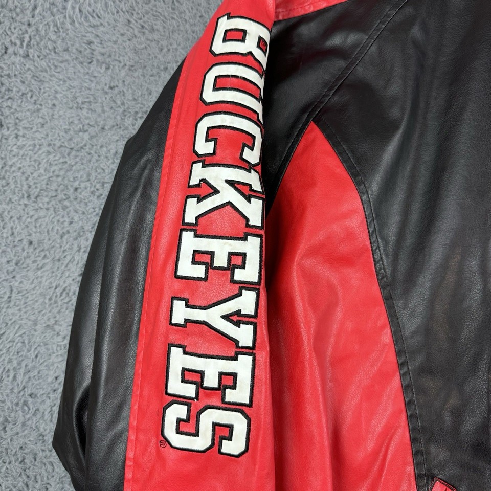 Ohio State Buckeyes Mens Size 3XL Steve and Barrys Letterman Jacket ...