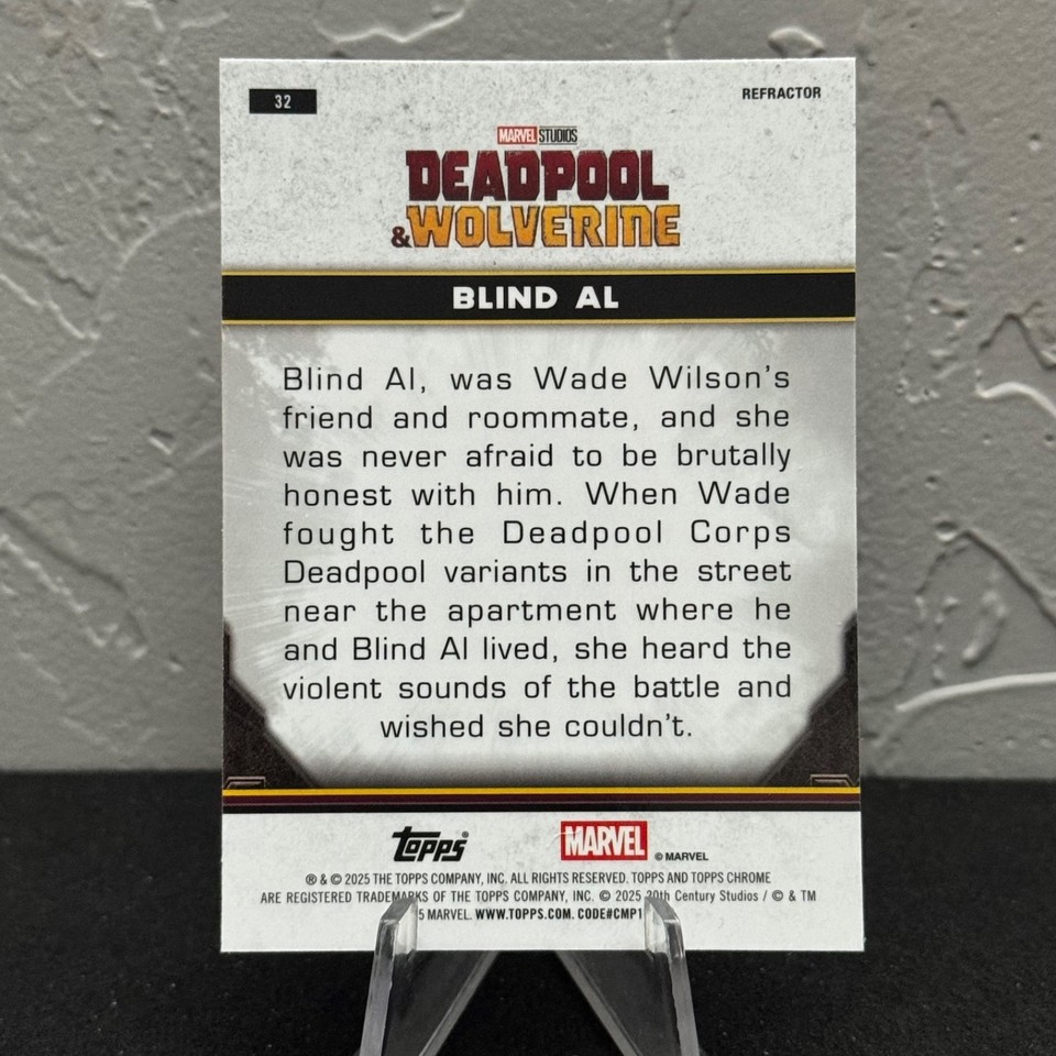 2025 Topps Chrome Deadpool - Refractor, Mini Diamonds, Prism Parallels ...