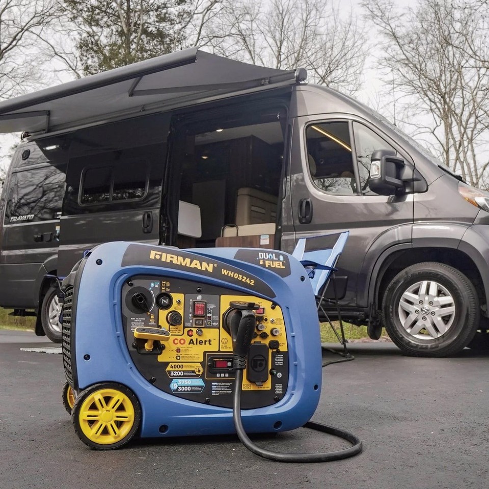 Firman 4000W Dual Fuel Inverter Portable Generator WH03242 FIRMAN ...
