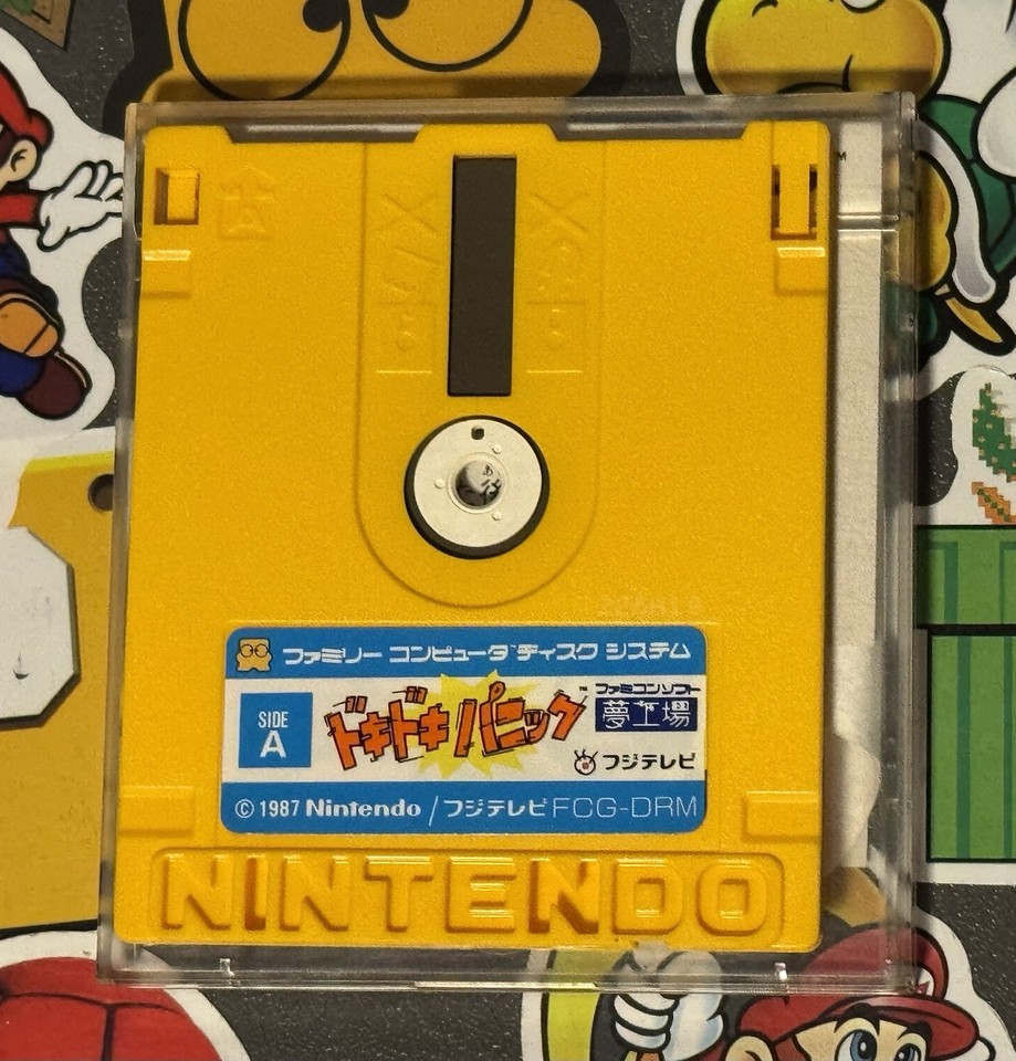 Doki Doki Panic Yume Kojo Mario Bros 2 Nintendo Famicom Disk NES Japan ...