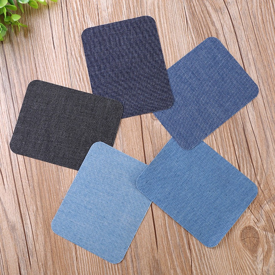 20 Pcs Sewing Repair Elbow Patches Jean Denim for inside Jeans Decor ...