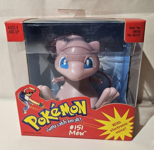 Pokémon Rare #151 With Electronic Voice Vintage 1999 Hasbro Nintendo ...