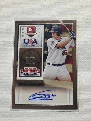 Chris Betts 2015 Panini Contenders USA Baseball Ticket Autograph ...