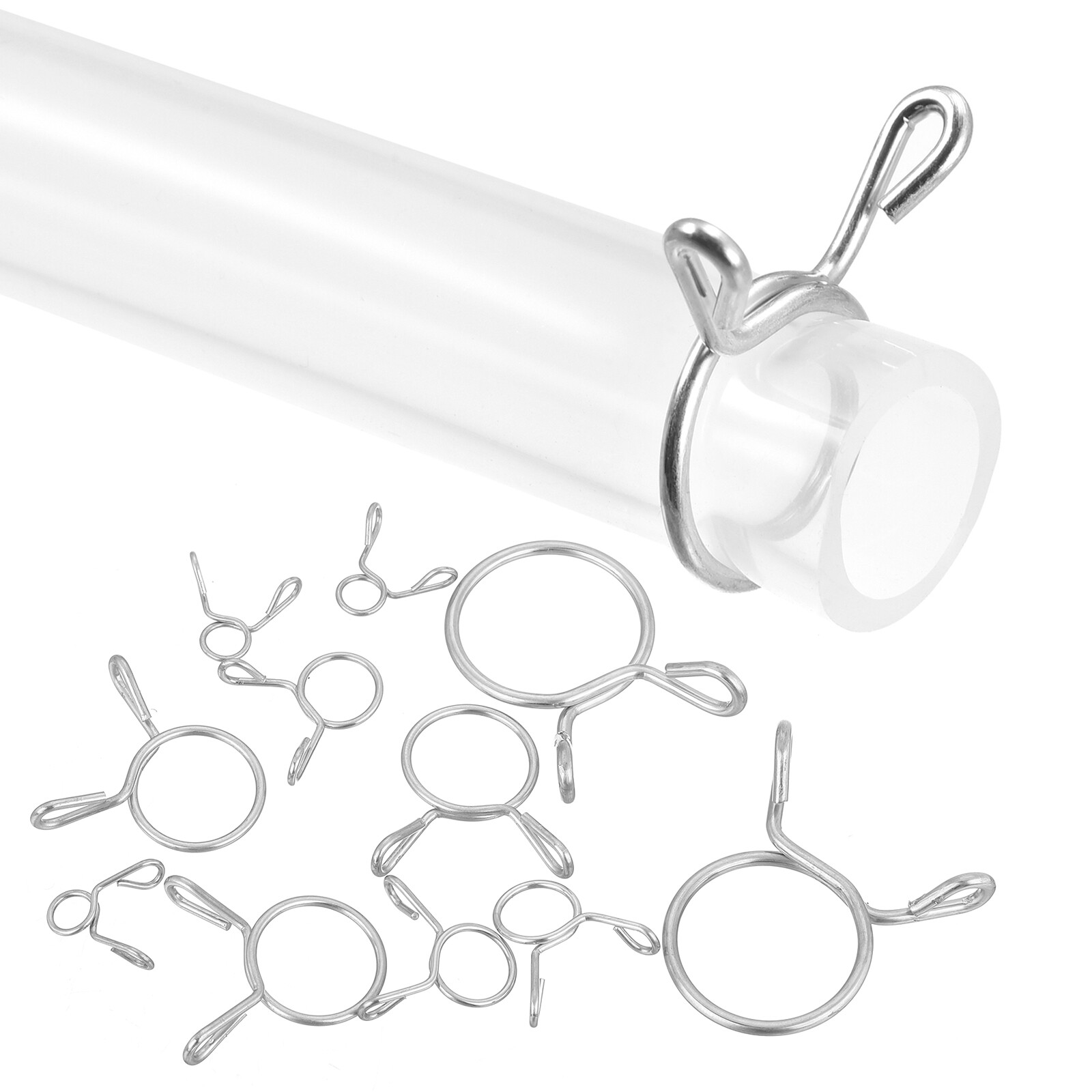 15 Pcs Fuel Line Hose Tubing Spring Clips 9.5mm Water Pipe Spring Clip ...