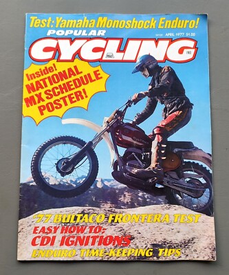 Old School Bmx Vintage Popular Cycling Magazine Apr 1977 Ken Pliska Bob ...