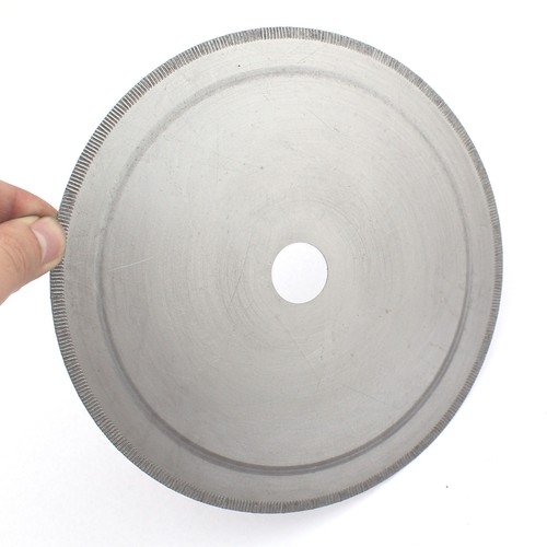 8" inch Lapidary Diamond Saw Blade Notched Rim Edged Rock Cutting Slab ...