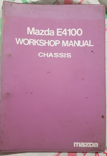 MAZDA E4100 Chassis Workshop Manual | eBay