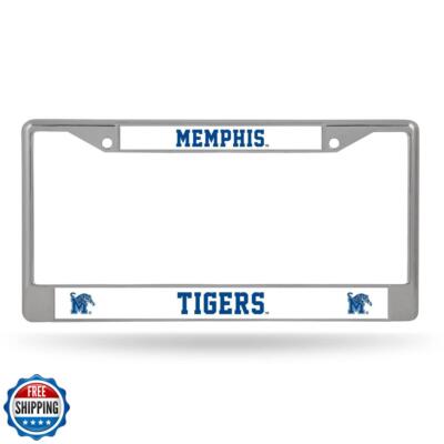 Rico Industries NCAA Memphis Tigers License Plate Chrome Frame 12" x 6 ...