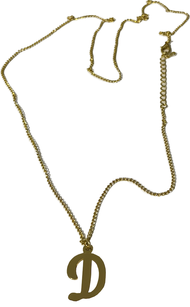 Only Fools and Horses Del Boys Perfect Replica Gold Coloured D Chain ...