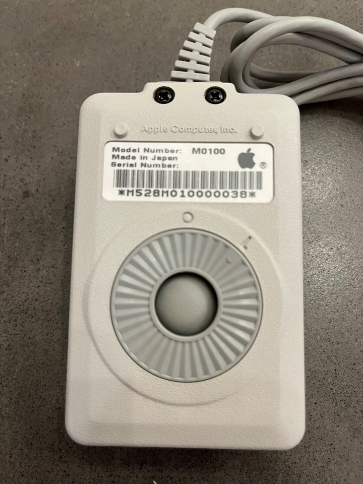 Macintosh Platinum Mouse - Apple 128K 512K 512Ke Mac Plus Lisa IIe ...