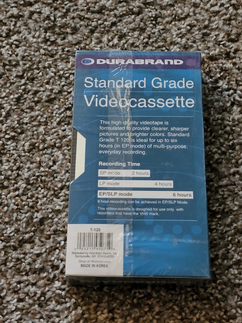 Blank VHS Tapes Sony TDK Polaroid RCA Durabrand Avanti 6 for sale ...