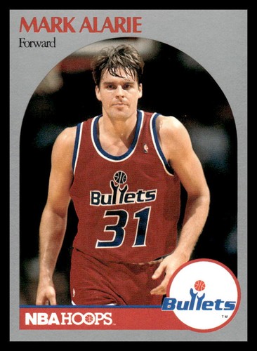 1990 Hoops Mark Alarie #295 Washington Bullets Basketball Card | eBay