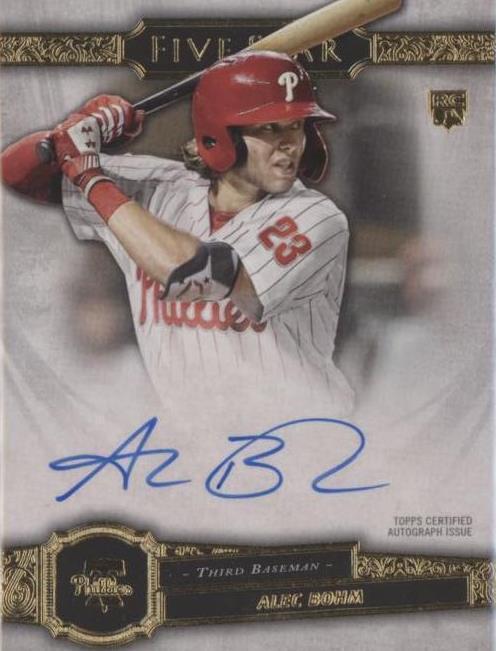 2021 Topps Five Star - Autographs Alec Bohm #FSA-ABA (AU, RC) for sale ...