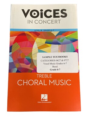 Voices in Concert Grades 6 7 Treble Choral Music Homeschool Arts Vocal ...