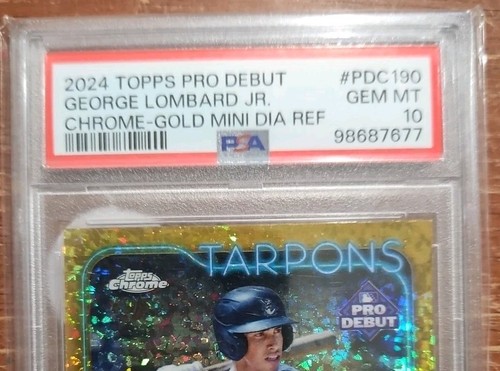 2024 Topps Pro Debut Chrome Gold Mini Diamonds Re George Lombard Jr ...