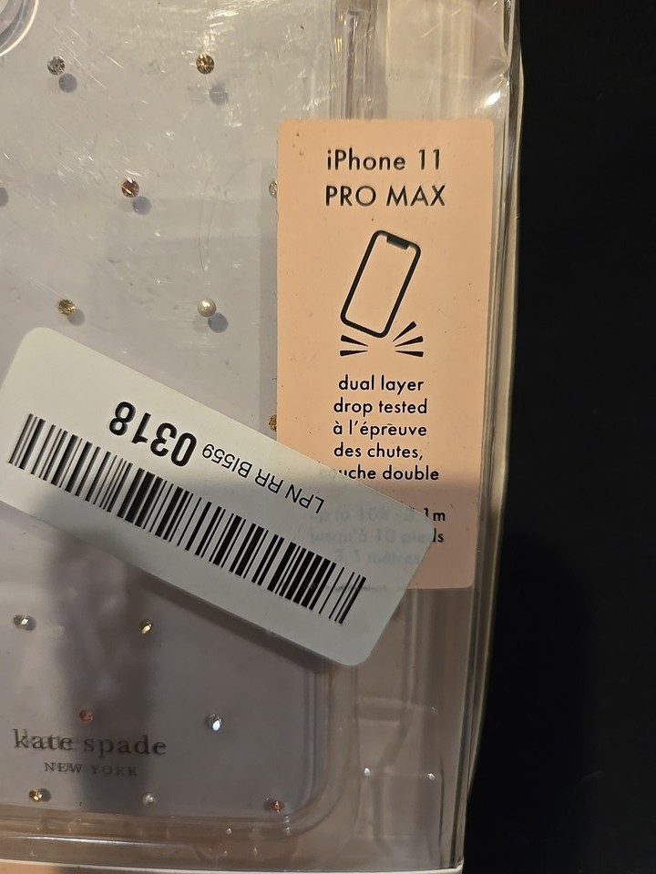 Kate Spade Phone Case Hardshell Apple iPhone 11 PRO MAX Rhinestones ...