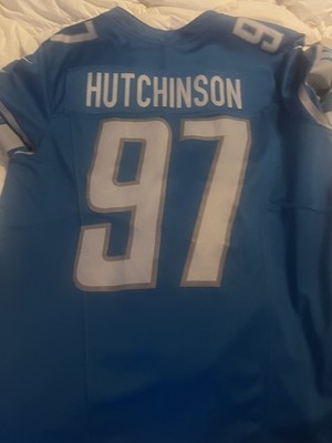 Men’s Large Aidan Hutchinson #97 Nike Detroit Lions NFL Game Jersey ...