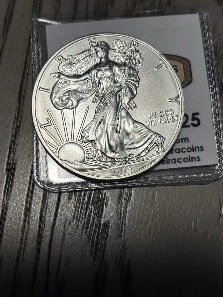2018 Silver Eagle $1 Dollar 1oz Uncirculated .999 -MS-Brilliant ...