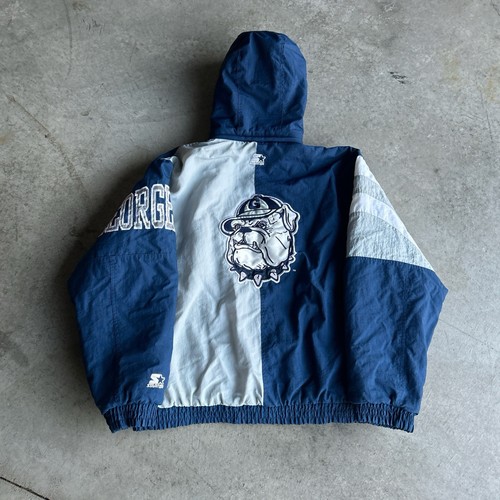 Vintage georgetown starter Zip Up Pullover Jacket | eBay