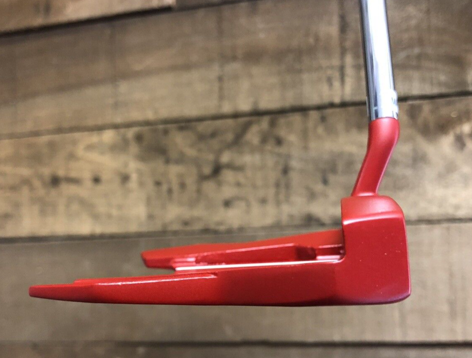 DEMO RH Mens Rife Golf RED Roll Groove RG7 Mallet Putter 32 Inches 5294 ...