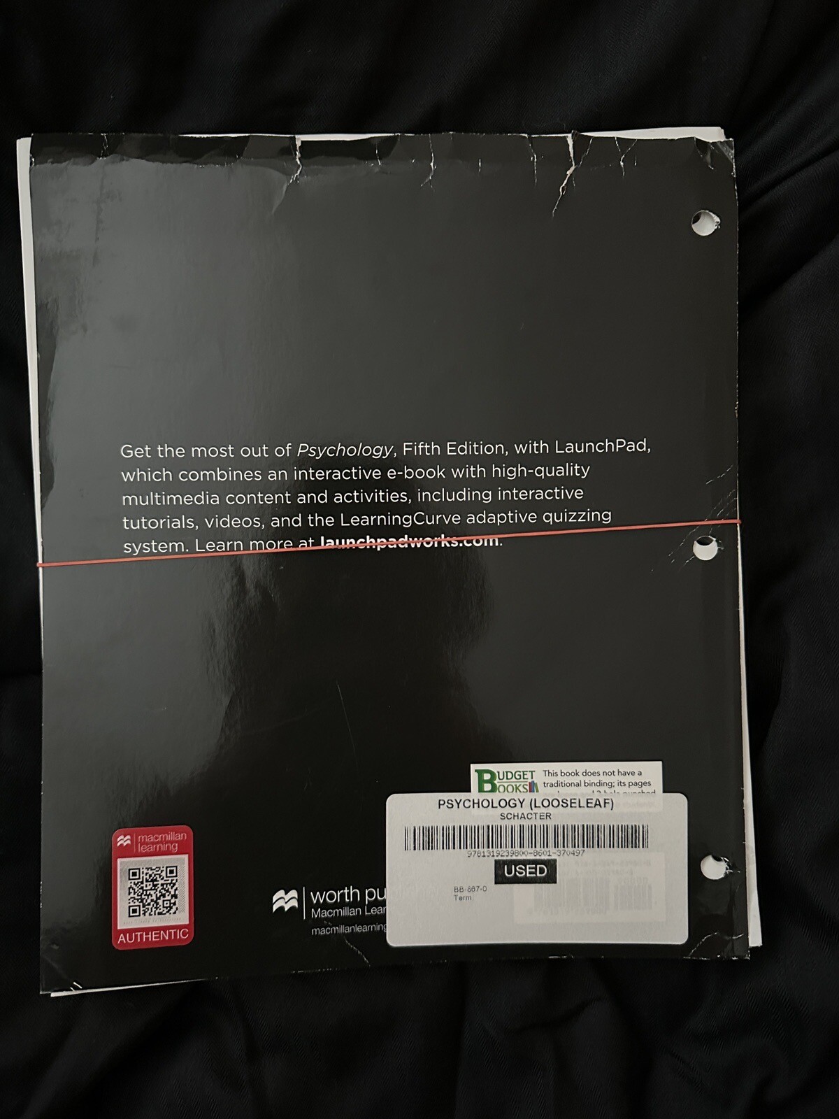 Psychology by Daniel T. Gilbert, Daniel L. Schacter, Matthew K. Nock ...