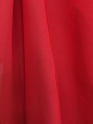 RED Sheer Solid Polyester Chiffon Fabric (60 in.) Sold By The Yard | eBay