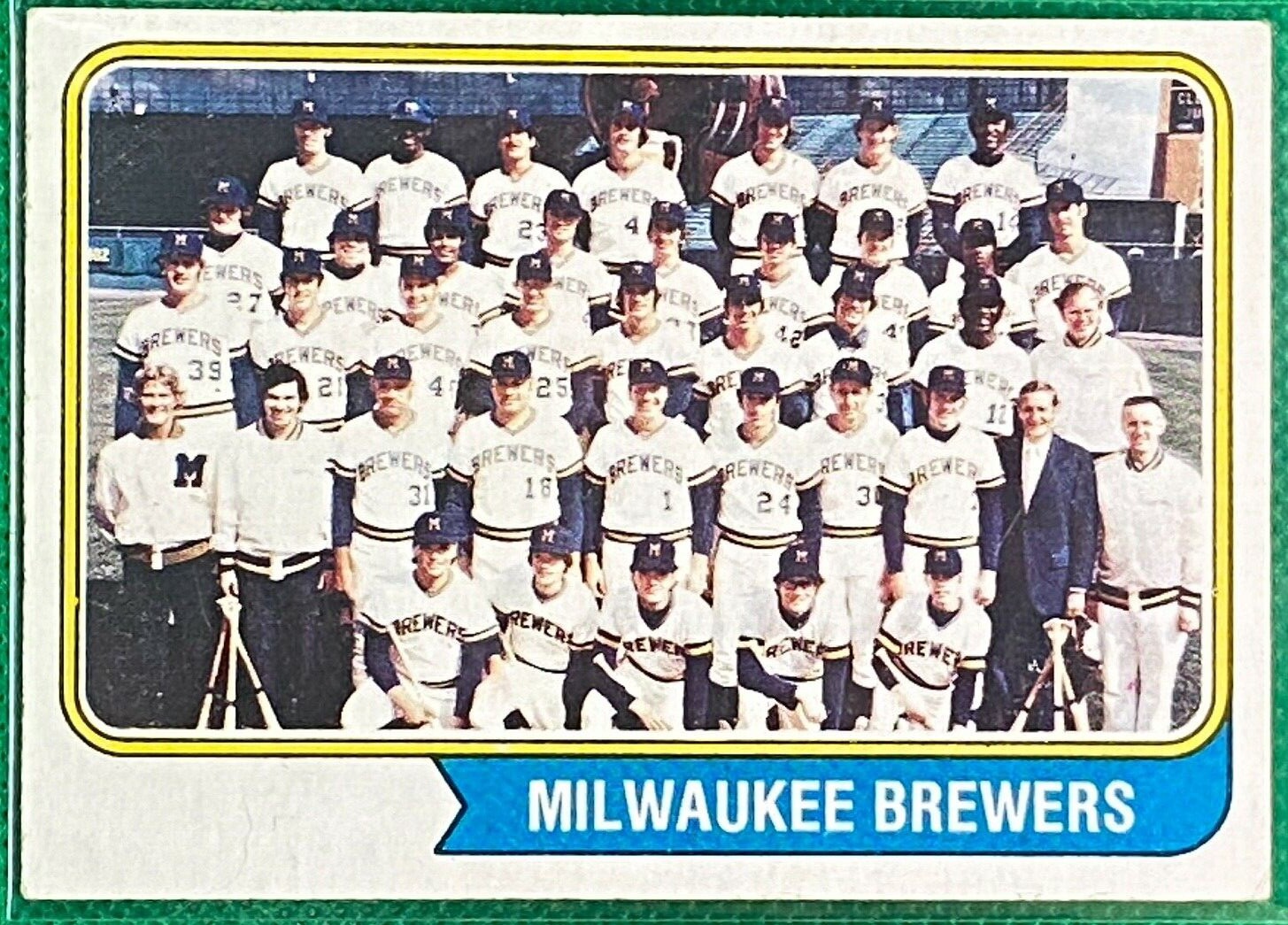 1974 Topps 314 Milwaukee Brewers Team Card | eBay