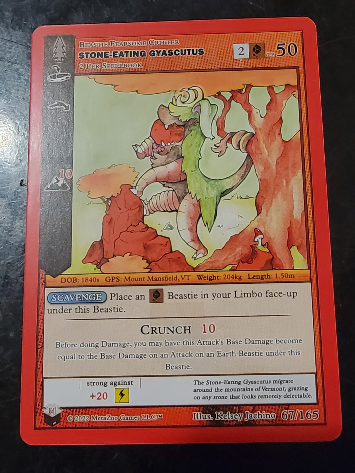 Meta Zoo Stone-Eating Gyascutus 67/165 | eBay