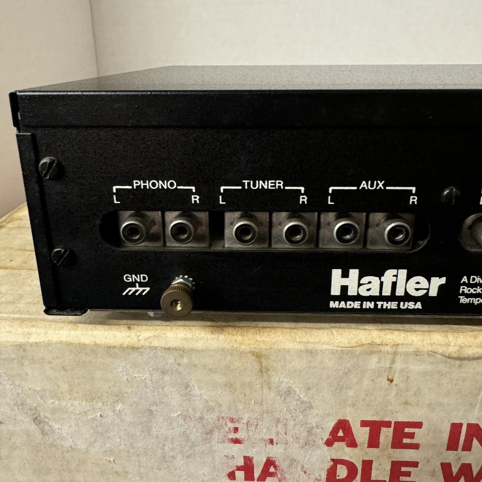 HAFLER MODEL 100 STEREO PREAMPLIFIER - SERVICED - CLEANED - TESTED ...