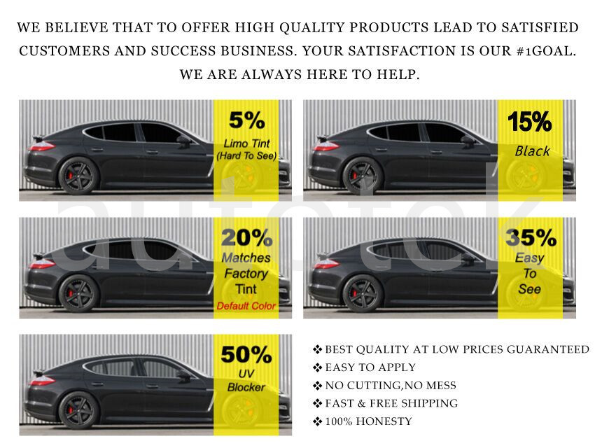 PreCut All Sides + Rear Window Film Any Tint Shade For Ford Flex Glass ...