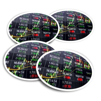 4x Vinyl Stickers Stock Market Chart Stocks Shares Trade #52150 | eBay UK