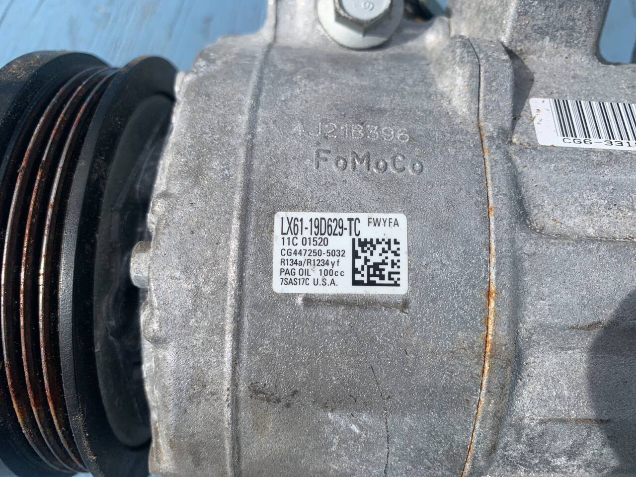 GENUINE FORD - LINCOLN AIR CONDITIONING COMPRESSOR OEM LX6Z-19703-X | eBay