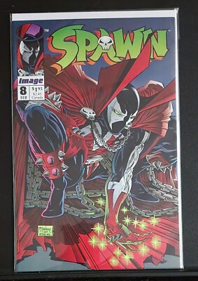 Image Image Comics Spawn #8 Feb 1993 1st app Vindicator Todd McFarlane ...