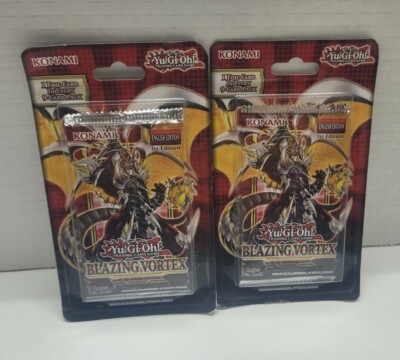 x2 Konami Yu-Gi-Oh! TCG: Blazing Vortex 1st edition sealed blister ...