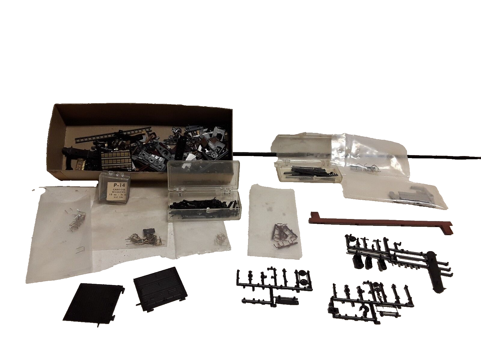 Large lot miscellaneous HO scale model railroad pieces and parts | eBay